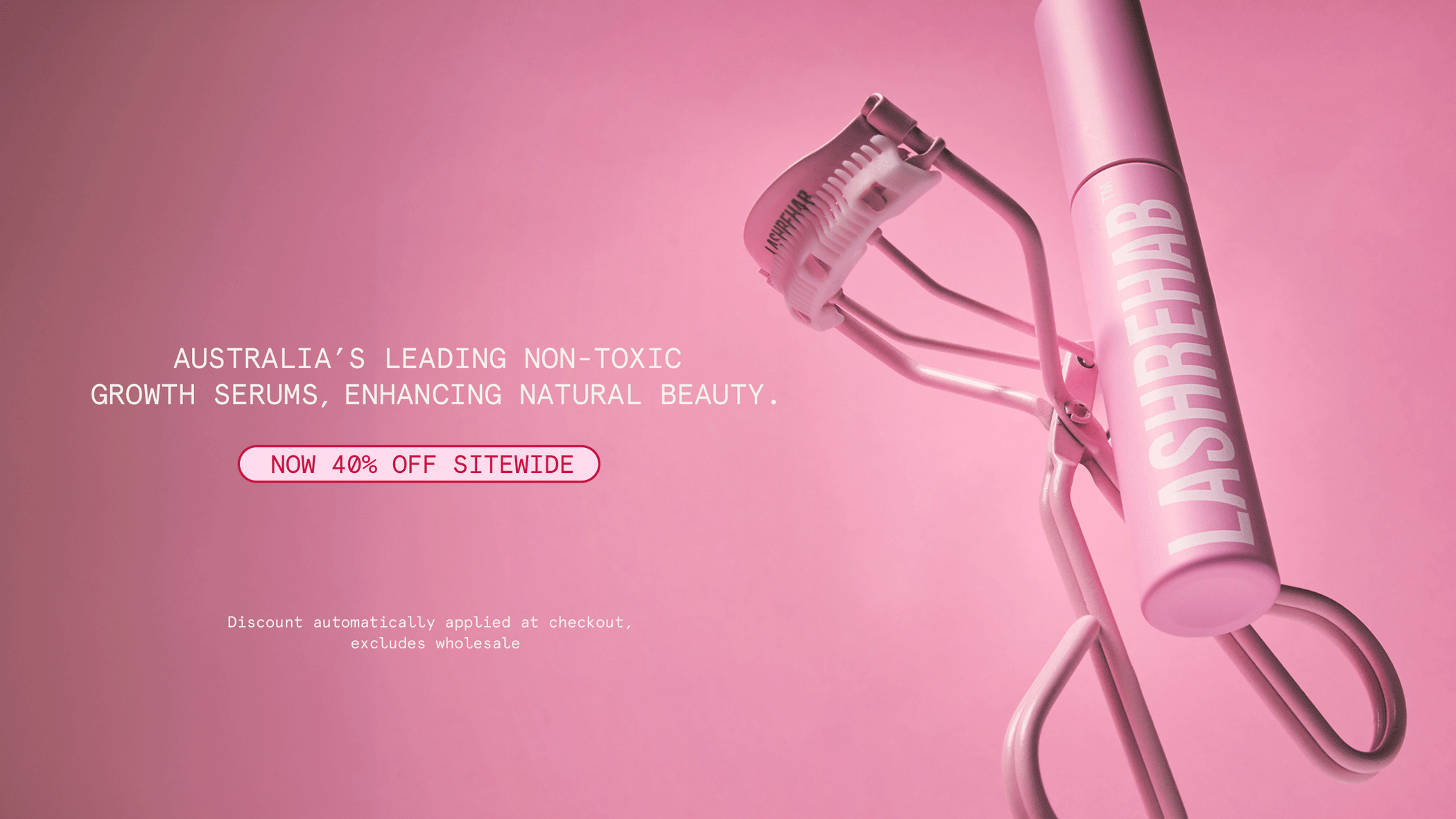 50% OFF SITEWIDE The Lash Rehab | Australia's #1 Eyelash Growth Serum