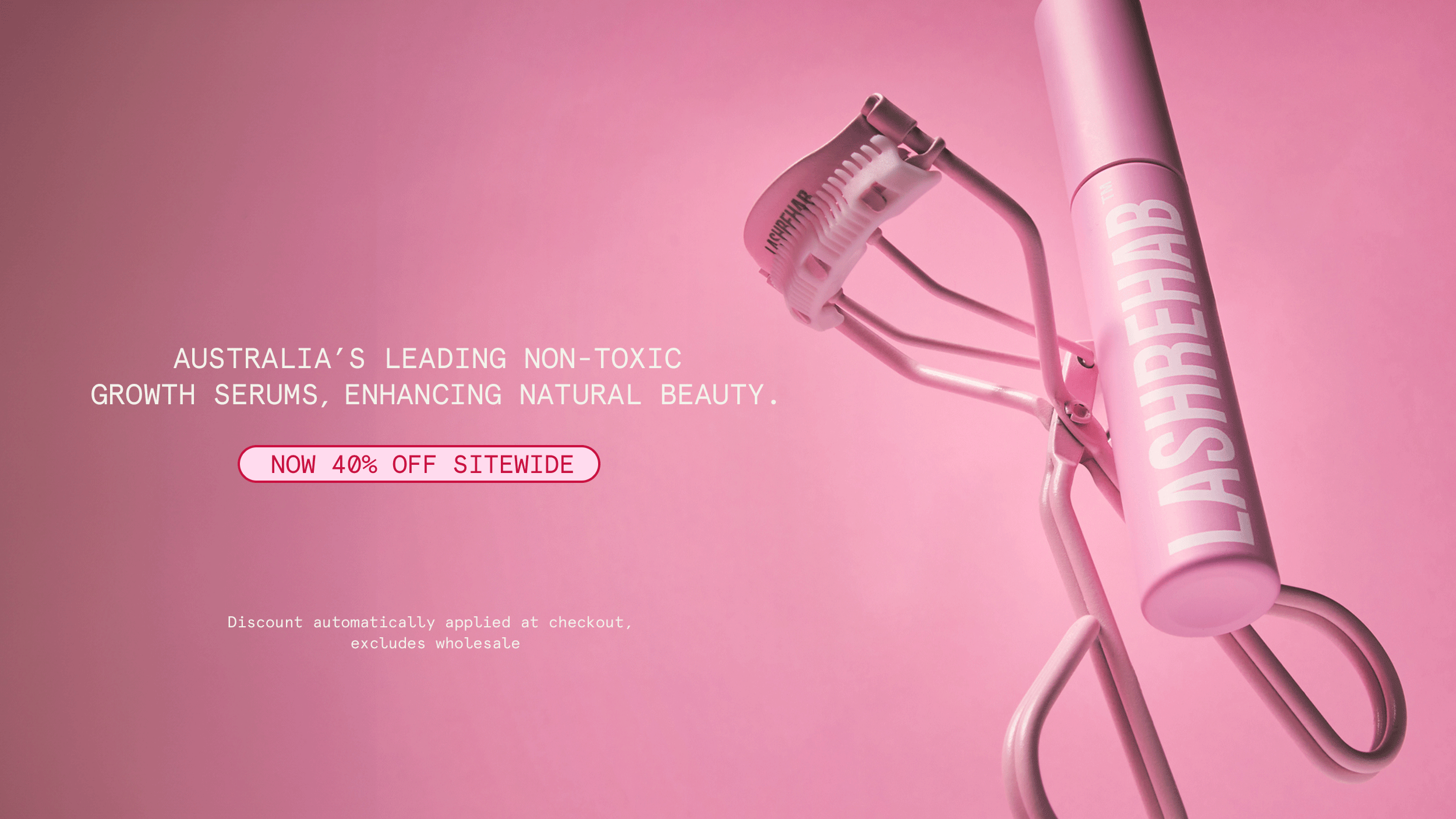 50% OFF SITEWIDE The Lash Rehab | Australia's #1 Eyelash Growth Serum